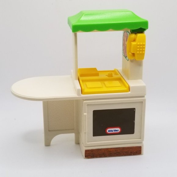 Little Tikes | Toys | Vintage Little Tikes Dollhouse Kitchen Island Toy ...